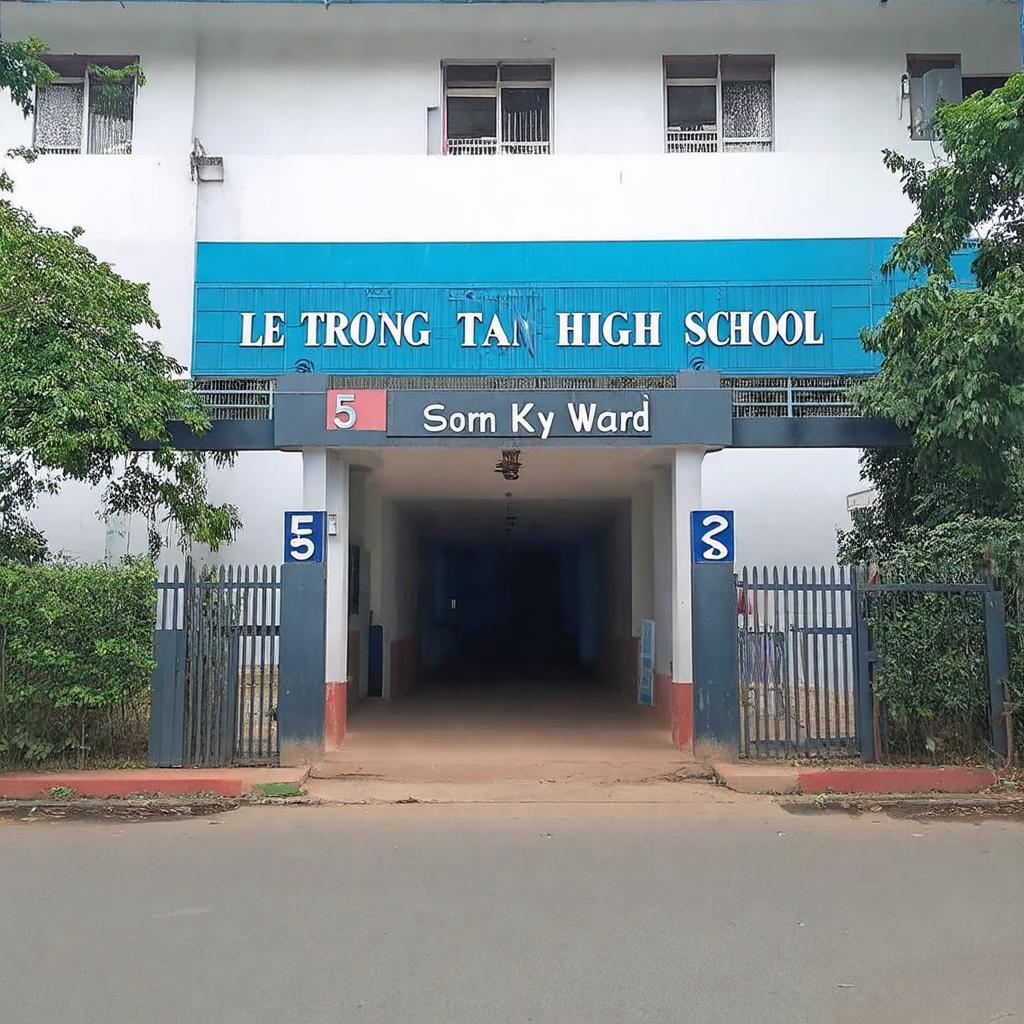 Hướng dẫn chi tiết đến Trường THPT Lê Trọng Tấn: 5 Đường D2, Sơn Kỳ ...