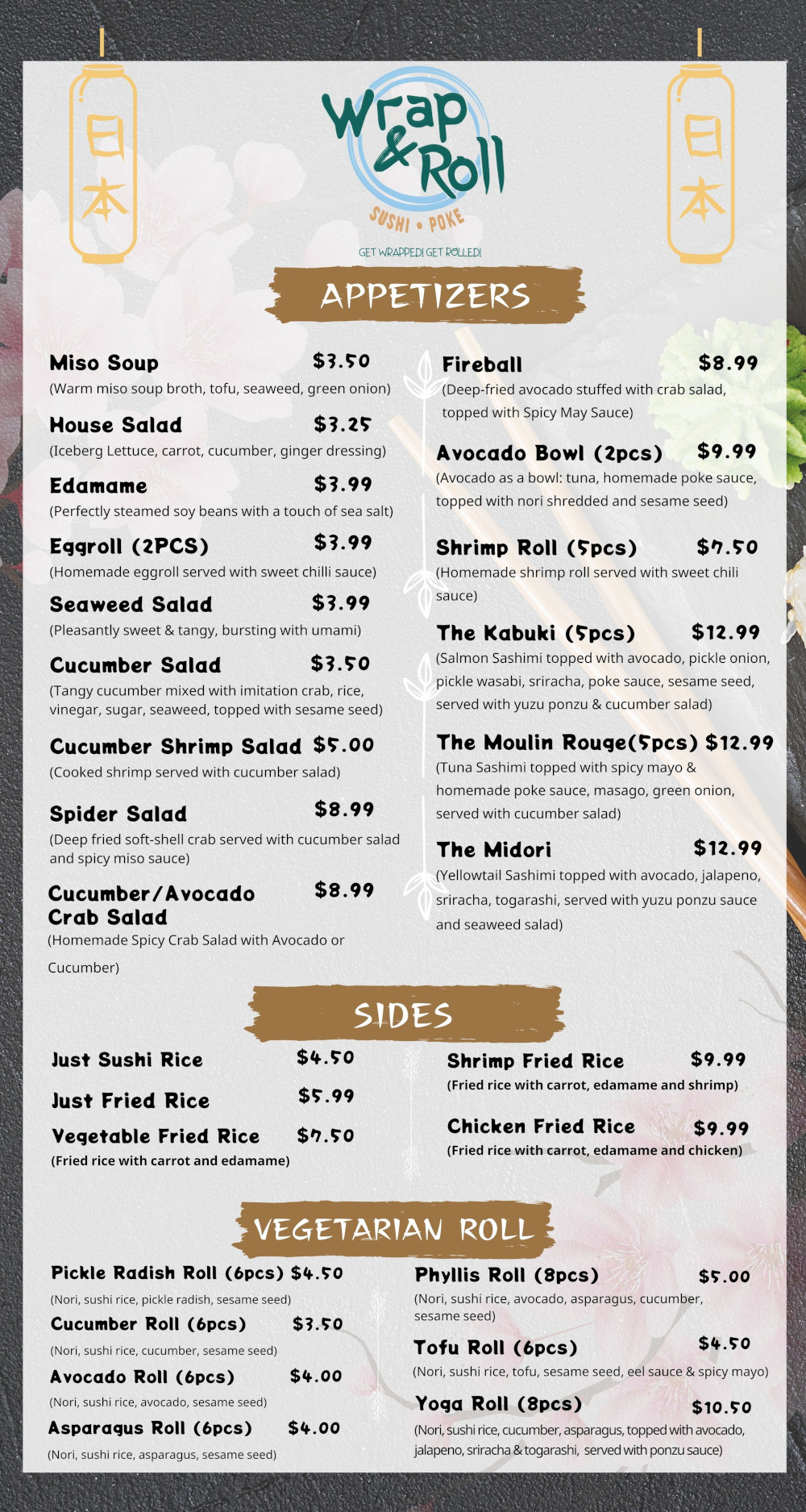 Khám Phá Wrap and Roll Menu: Đặc Sắc Ẩm Thực Đa Dạng