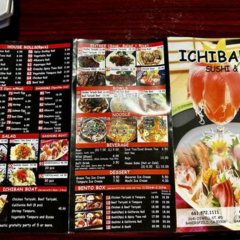 Discover the Delicious Menu for Ichiban Restaurant 2025