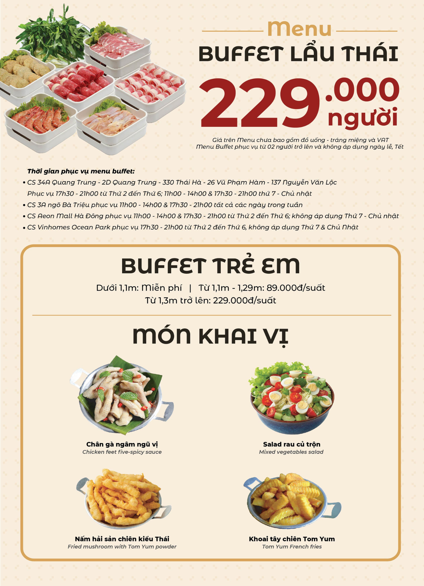 Review Menu Bếp Thái Koh Yam Mới Nhất
