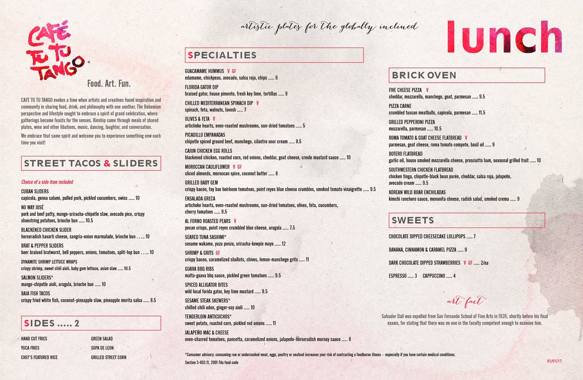 Khám phá Cafe Tango Menu: Nghệ thuật ẩm thực và đồ uống