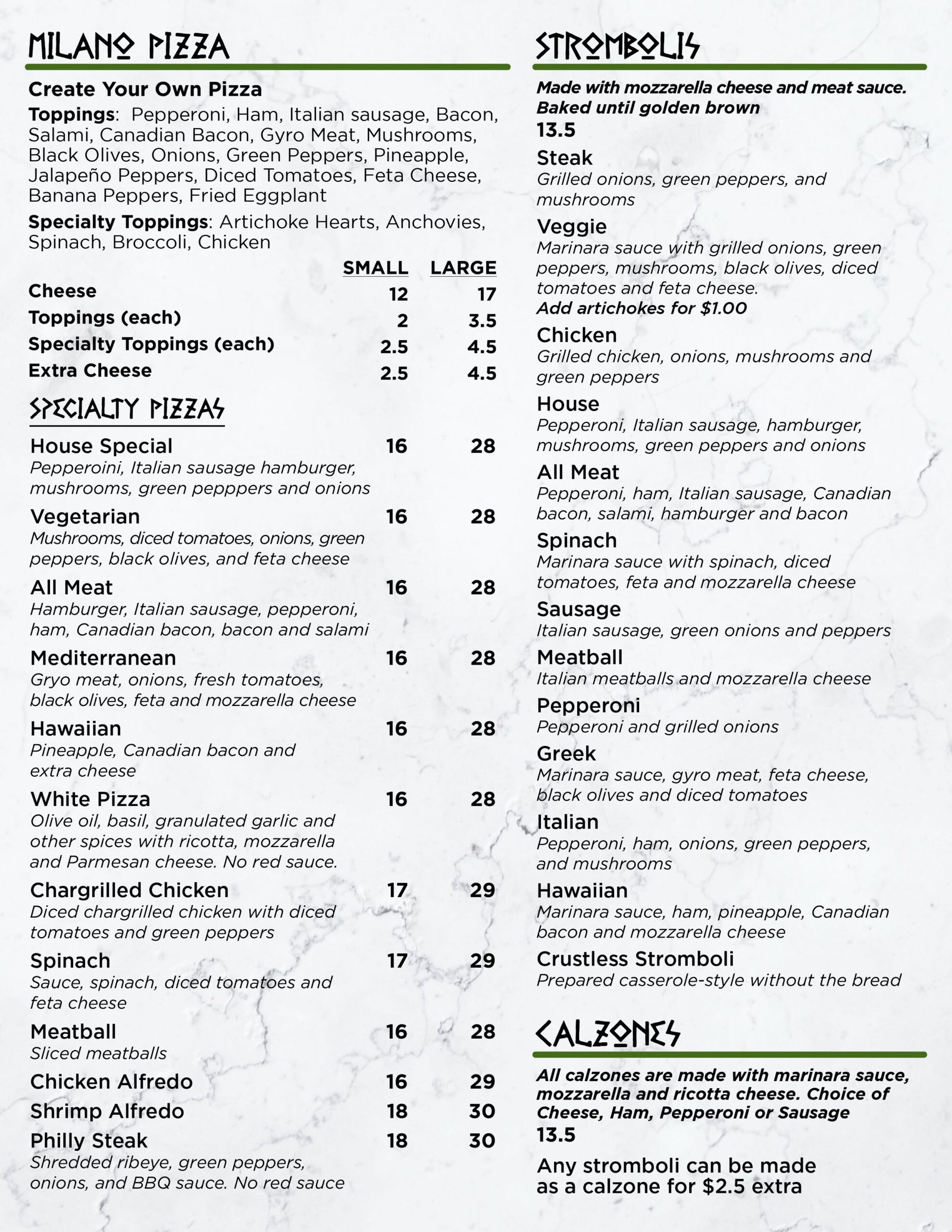 Review Milano Restaurant Menu Chi Tiết Nhất