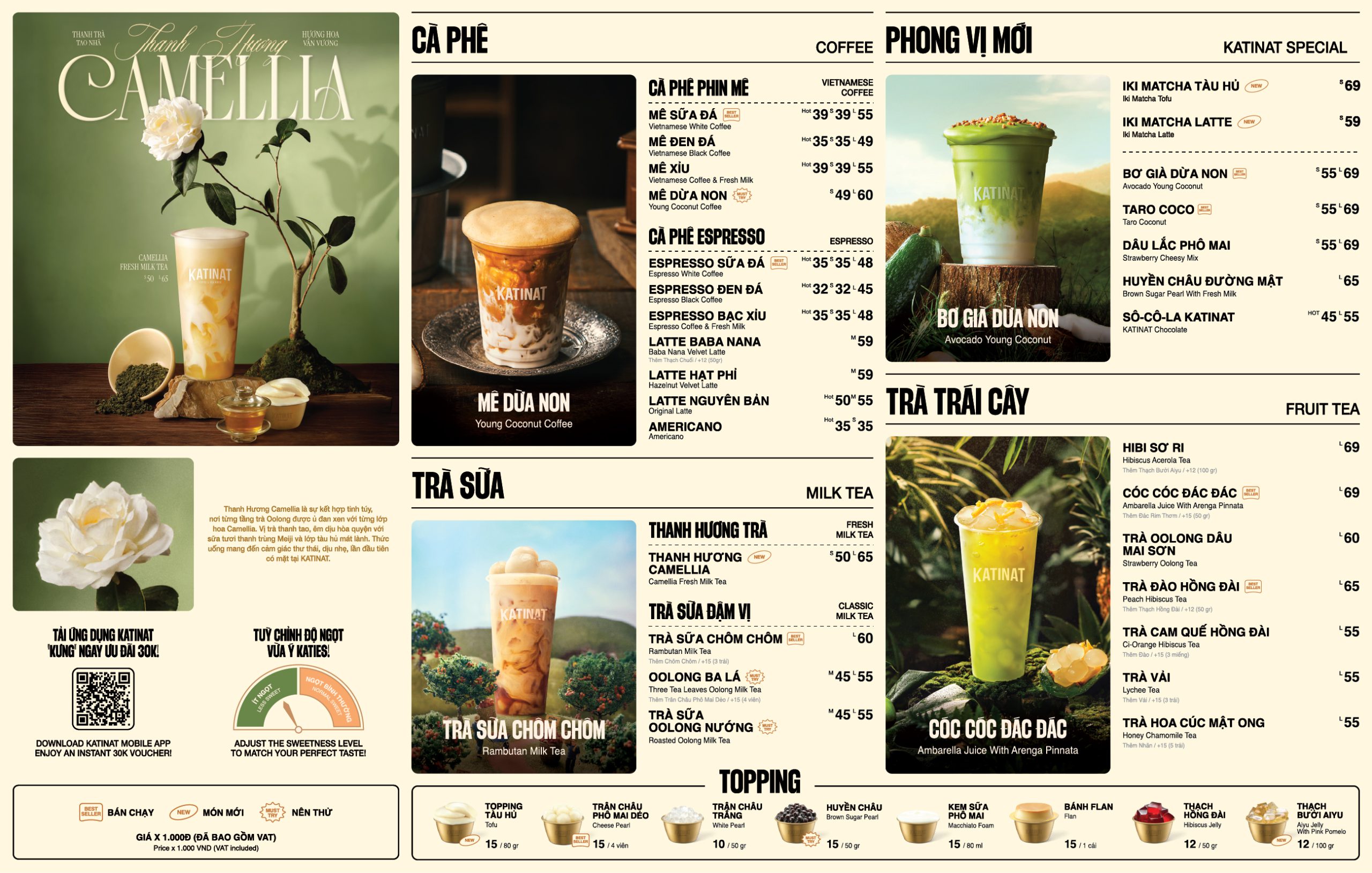 Review Menu Katinat Hà Nội Mới Nhất