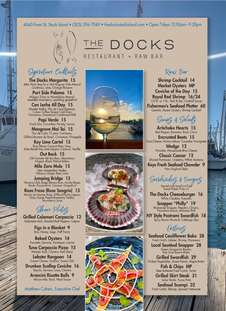 Review The Dock Restaurant Menu Mới Nhất