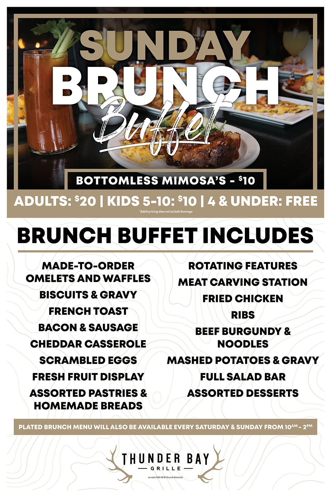 Khám Phá Trải Nghiệm Sunday Brunch Buffet Menu Đỉnh Cao