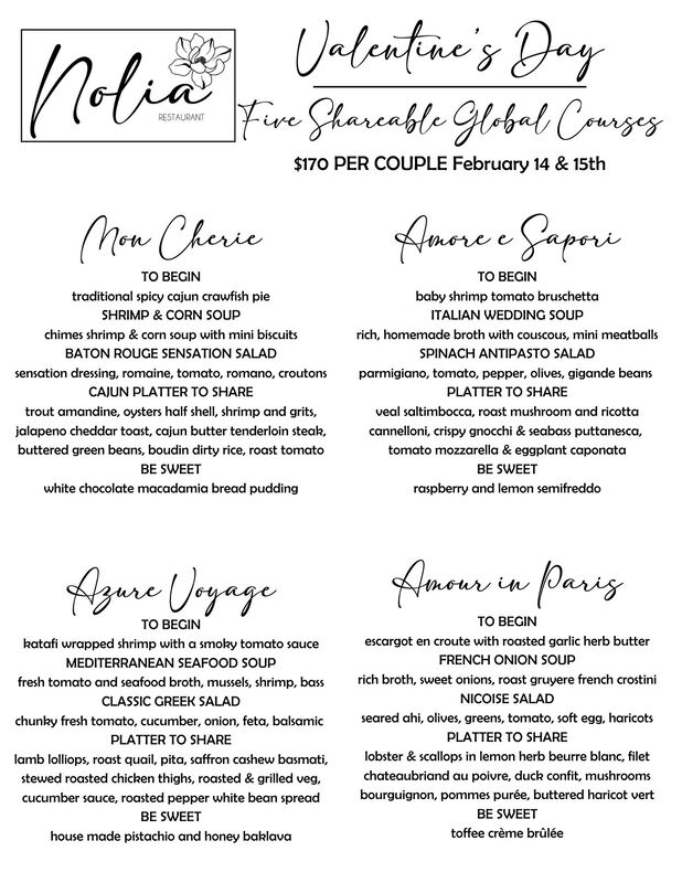 Khám Phá Valentines Tasting Menu: Đỉnh Cao Ẩm Thực Tình Yêu