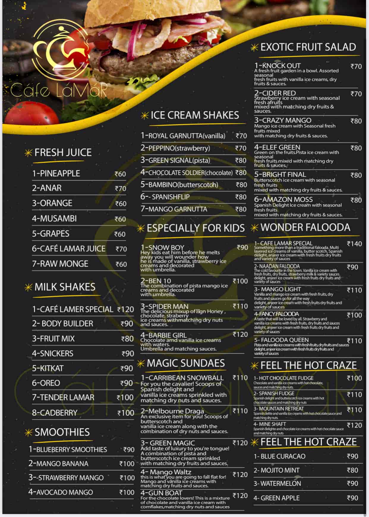 Review Menu Lamar Cafe: Khám Phá Trải Nghiệm Ẩm Thực Độc Đáo Mới Nhất