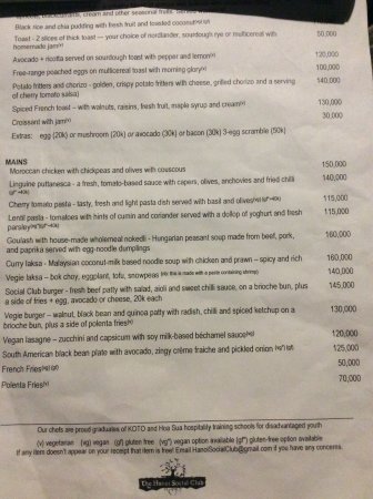 Hanoi Social Club Dinner Menu: Trọn Vẹn Hương Vị Đêm Hà Thành