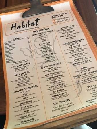 Review Habitat Coffee Menu Mới Nhất