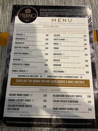Review Milano Restaurant Menu Chi Tiết Nhất