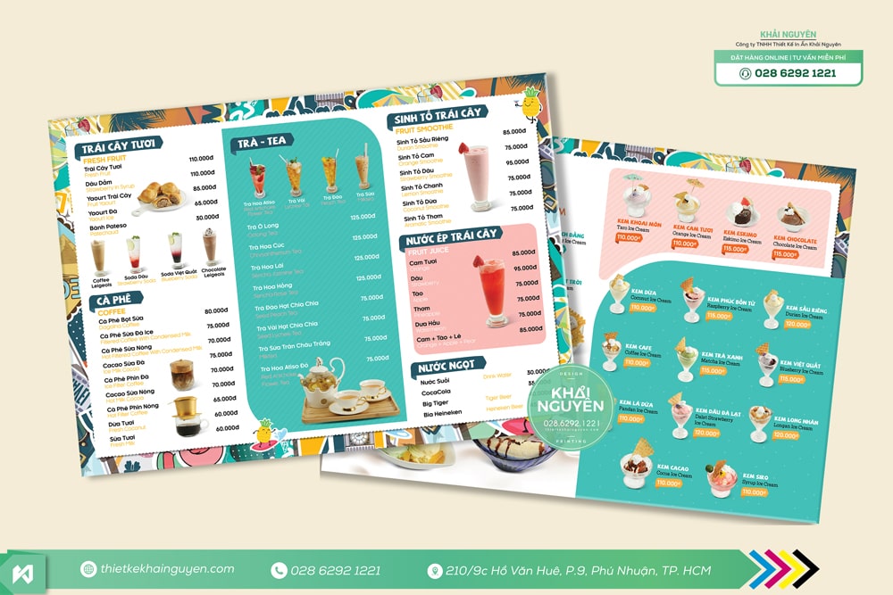 Khám phá chi tiết menu Kem Bạch Đằng trọn vẹn hương vị