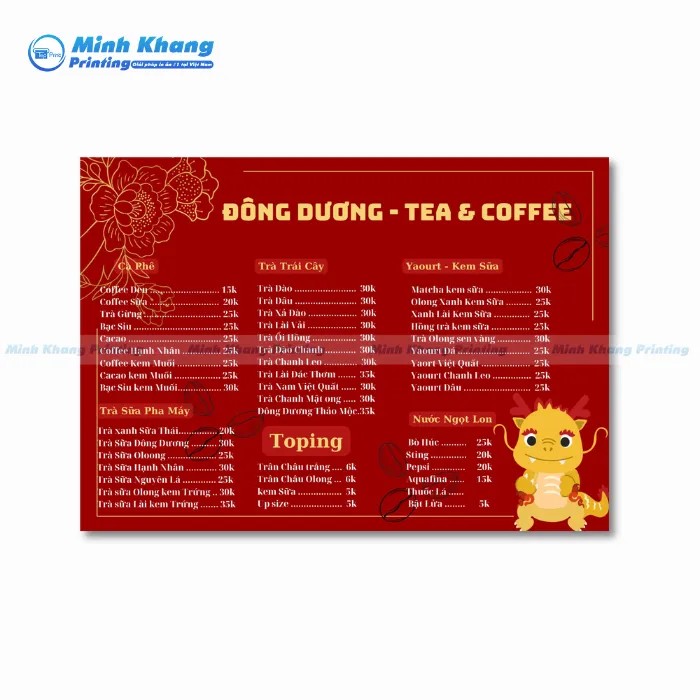 Menu Cà Phê Đẹp: Chìa Khóa Nâng Tầm Trải Nghiệm Khách Hàng