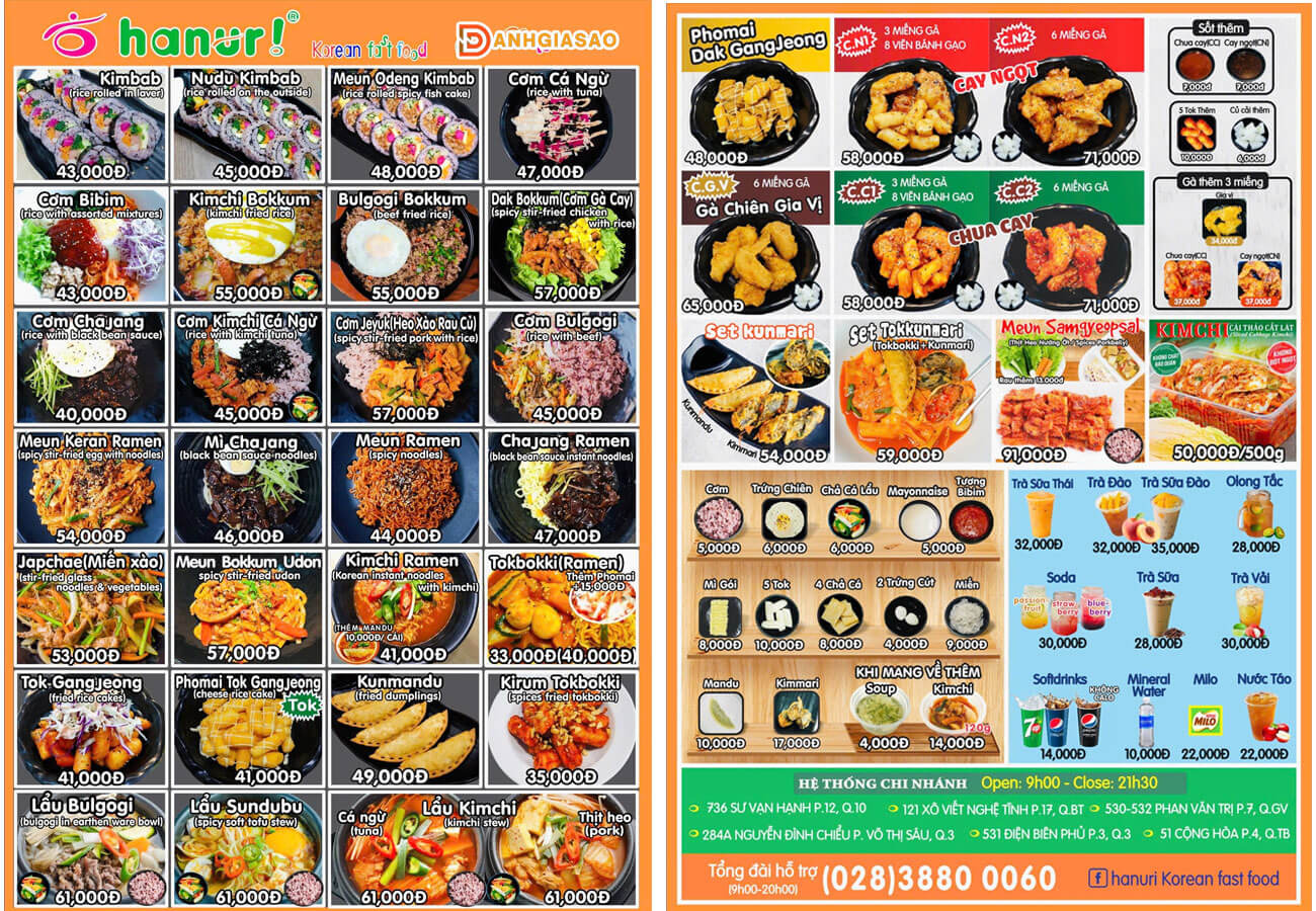 Review Hanuri Gò Vấp Menu Mới Nhất