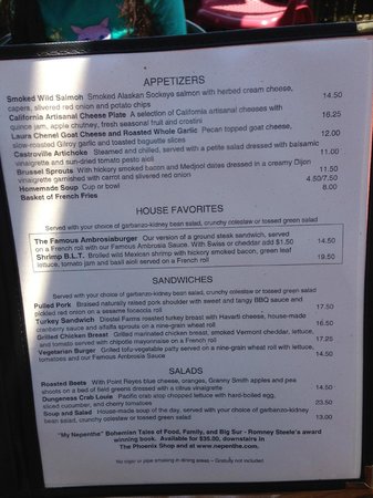 Review Nepenthe Menu: Khám Phá Nghệ Thuật Thực Đơn Hiện Đại
