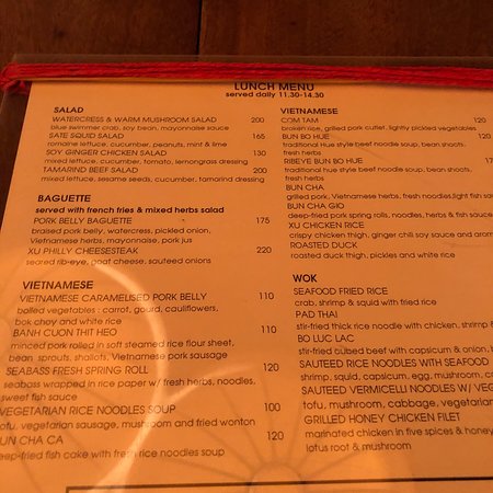 Review Xu Restaurant Lounge Menu Tại TP.HCM Mới Nhất