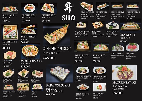 Review Sho Japanese Restaurant Menu Latest