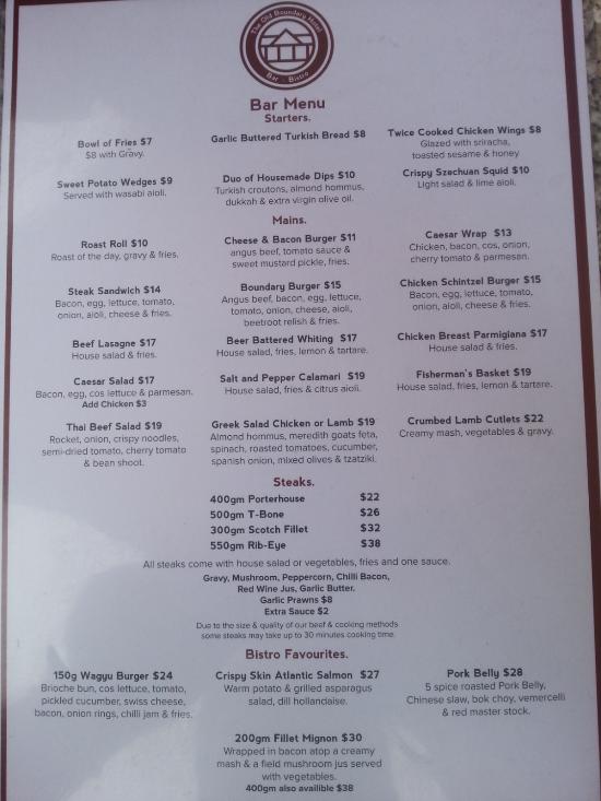 Review The Boundary Hotel Menu Mới Nhất và Đa Dạng Các Lựa Chọn