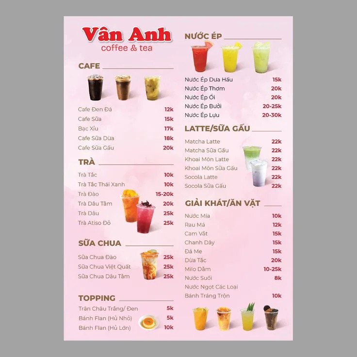 Thiết Kế Menu Đồ Ăn Vặt Đẹp: Bí Quyết Thu Hút Thực Khách
