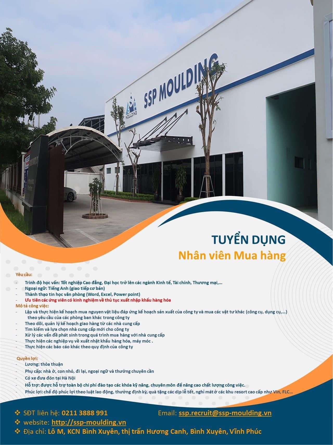 công ty tnhh ssp moulding tuyển dụng: Đánh giá Toàn diện Cơ hội Nghề ...