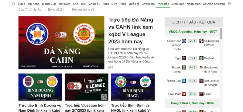 Top 10 Trang Web Xem Bóng Đá Trực Tuyến Chất Lượng 2025